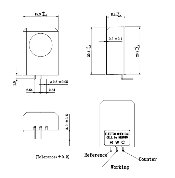 NAP-550 - Nemoto & Co., Ltd.>>Gas Sensor