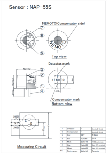 NAP-55S - Nemoto & Co., Ltd.>>Gas Sensor